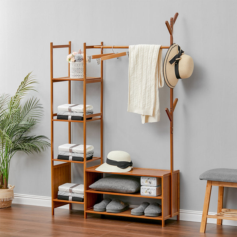 Bedroom Closets Storage Organizer | Wooden Clothes Stand | wooden Alna ...