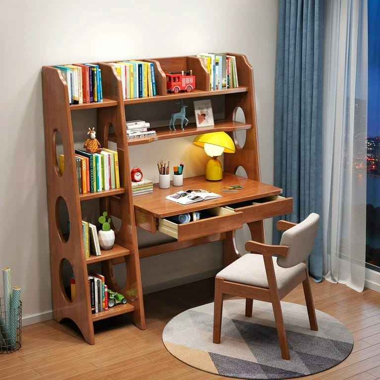 Study Table | Wooden Study Table| Wooden Reading Table For your kids ...